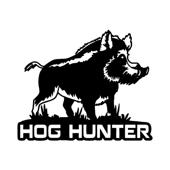 Design | Hog Hunter Black Vinyl Premium Permanent Decal 6wx45h | Poshmark